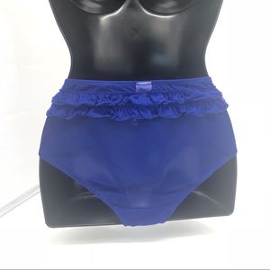 Jezebel | Intimates & Sleepwear | Royal Blue Teddy Lingerie Set | Poshmark